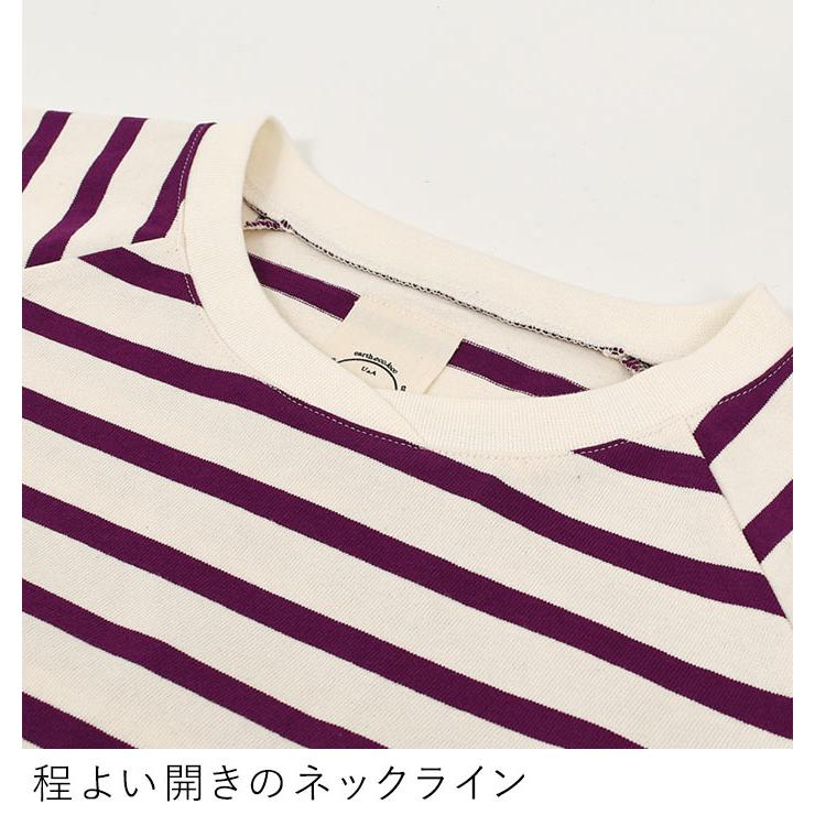日本製 オリジナル 長袖 カットソー ボーダー コットン デラヴェジャージ 10分丈 M~3L 2320SS0217, エコロコ, :e3448:ecoloco - 通販 - Yahoo!ショッピング