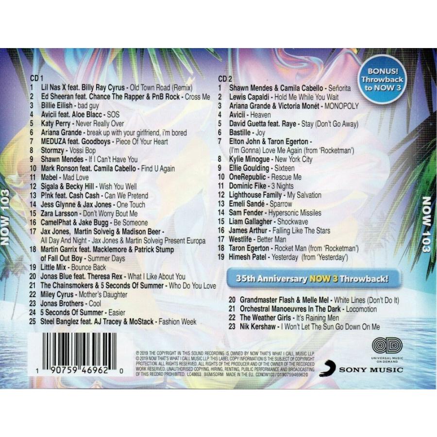 Now That's What I Call 103 CD 2CD 輸入盤 :0598-016772:Ecomaオンラインストア - 通販 ...