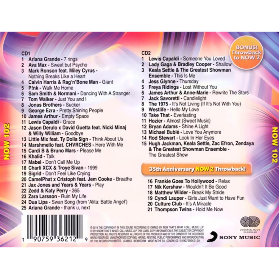 Now 102 Thats What I Call Music! CD 輸入盤 : Ecomaオンラインストア - 通販 - Yahoo!ショッピング