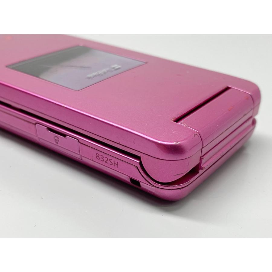 SHARP SoftBank 832SH ビビッドピンク 白ロム ソフトバンク ガラケー : エコモ新下関 - 通販 - Yahoo!ショッピング