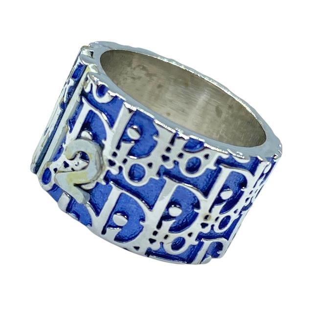 Dior ディオール リング 指輪 トロッター No2 オブリーク アクセサリー ジュエリー 小物 メタル シルバー ブルー [11号] : 0122-a3586y-g5b : SENSE ...