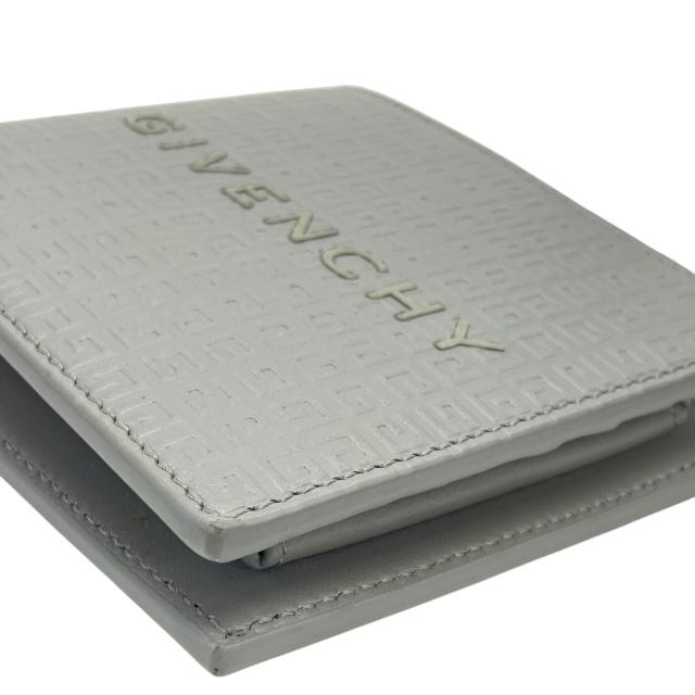 GIVENCHY 【美品】GIVENCHY ジバンシー BK6090K1QN-097 4Gウォレット 財布 二つ折り財布 折財布 コンパクトウォレット ロゴ レザー グレー : SENSE ...