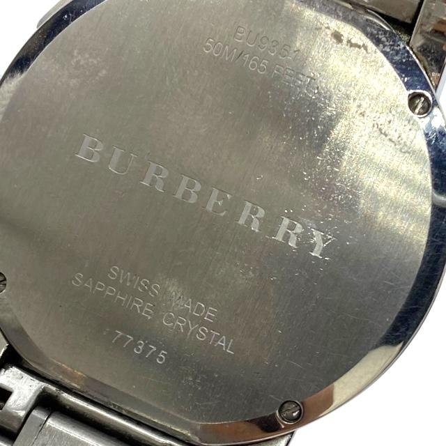 BURBERRY バーバリー BU9351 時計 腕時計 アクセサリー 小物 クロノグラフ クォーツ ステンレス シルバー : SENSE ...