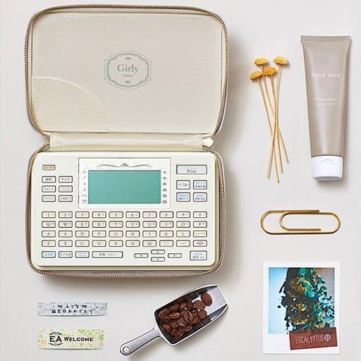 TEPRA PRO キングジム KING JIM ラベルライター「テプラ」PRO ガーリーテプラ クリーム SR-GL2クリ : イーコンビYahoo!店 - 通販 - Yahoo!ショッピング