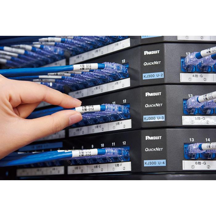 TEPRA PRO キングジム kingjim テープカット ラベル PD回転 白黒文字