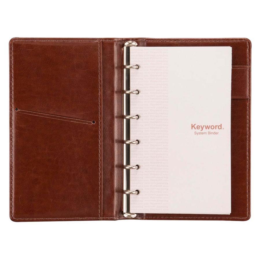 レイメイ藤井 Raymay キーワード システム手帳 ポケットサイズ スリム8mm ブラウン JWP7012C : イーコンビYahoo!店 - 通販 - Yahoo!ショッピング
