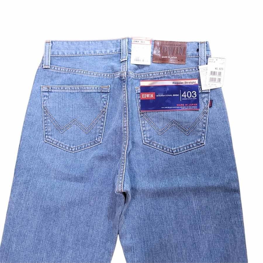 INTERNATIONAL BASIC WB835 EDWIN エドウィン 403-498 レギュラー ストレート デニムパンツ W31 ブルー インターナショナルベーシック 日本製 60 ...