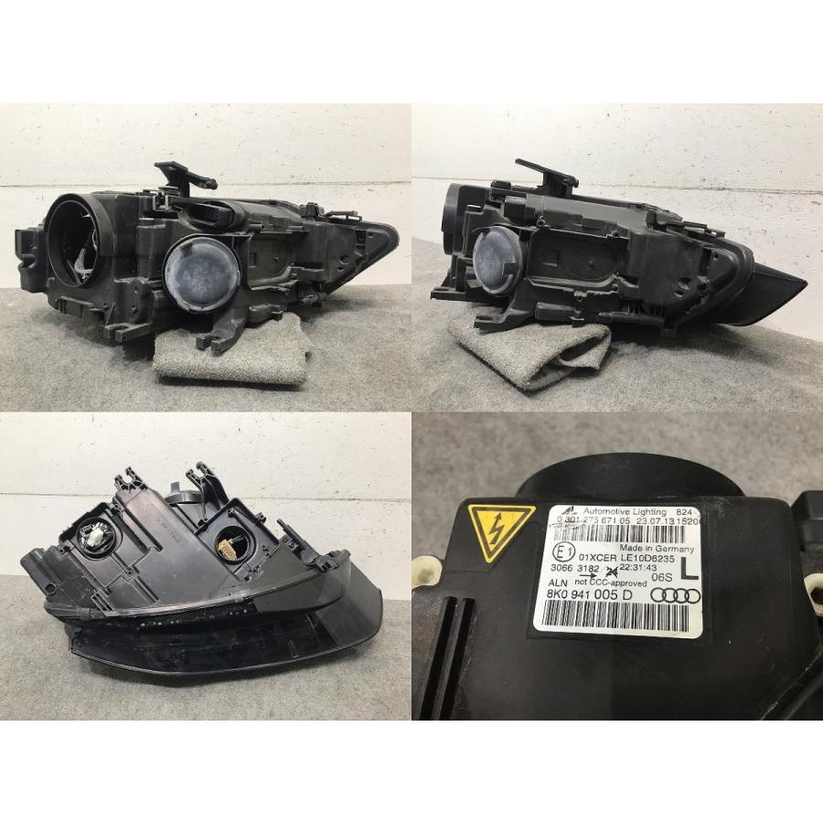 A4(B8) 8K系 純正 後期 左ヘッドライト/ランプ キセノン HID AFS無 AL Automotive Lighting 8K0 ...