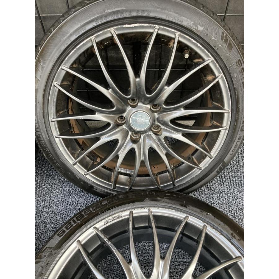 WORK STEEZ 225/45R18 8J+38 8J+45 PCD114.3 5H ハブ径73.タイヤ要交換 : くるま生活応援隊エコ ...