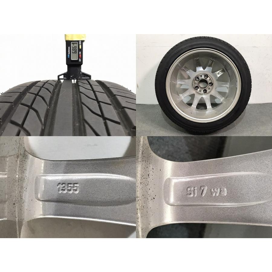 Bクラス/W169 純正 ホイールタイヤ 1本のみ 17x7J/ET49/5穴 5H/PCD112/ハブ径65mm A169 401 07 ...