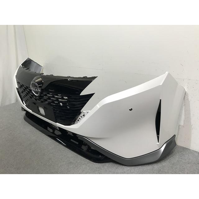 オーラ/AURA FE13/FSNE13 純正 フロント バンパー グリル付 62022 6XL0H ピュアホワイトパール QAC 日産 ...