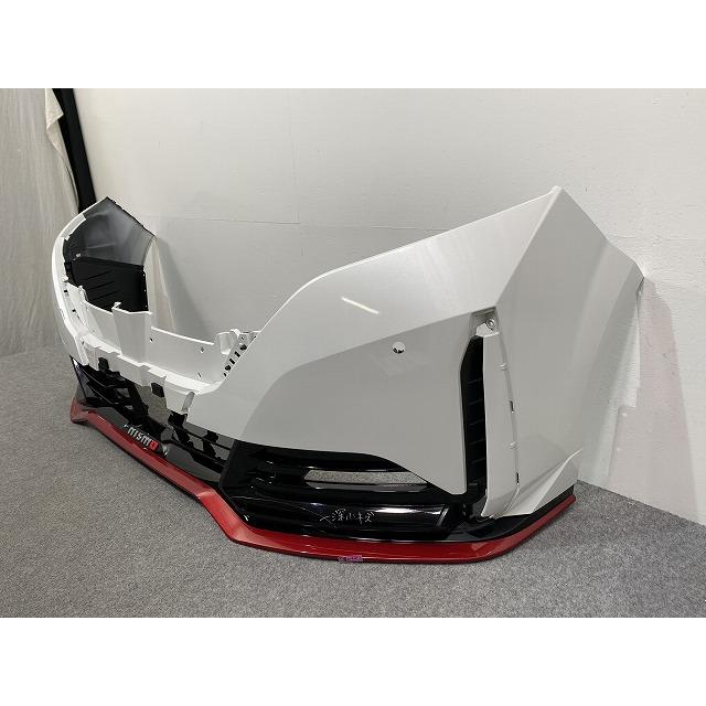 オーラ AURA/ノート NOTE FE13/FSNE13/E13/SNE13 純正 フロント バンパー スポイラー付 62026 6XS0H ピュアホワイトパール QAC(140720 ...
