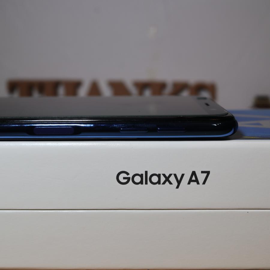 ほぼ新品 SIMフリー サムスン Samsung Galaxy A7 ブルー スマホ スマートフォン 本体 付属品未使用 白ロム 中古 : eco pc land Yahoo!店 - 通販 ...