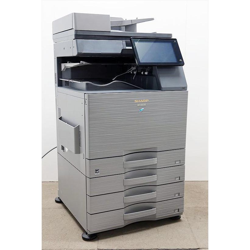 SHARP 中古A3カラー複合機 SHARP/シャープ BP-40C26 カウンタ 2,018枚 純正トナーカートリッジ4本付【中古 : 中古 ...
