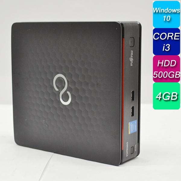 富士通 FUJITSU ESPRIMO Q520/K Corei3 4160T HDD500GB 4GBメモリ Windows10 ...
