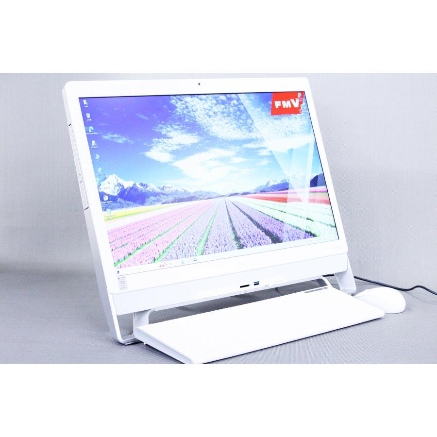 オールインワン 23型狭額縁FHD液晶+上位強化版Corei7-QC搭載！23型FHD液晶 ESPRIMO FH WF1/U FMVWUF1S ホワイト i7-4712MQ 8GB 2TB ...