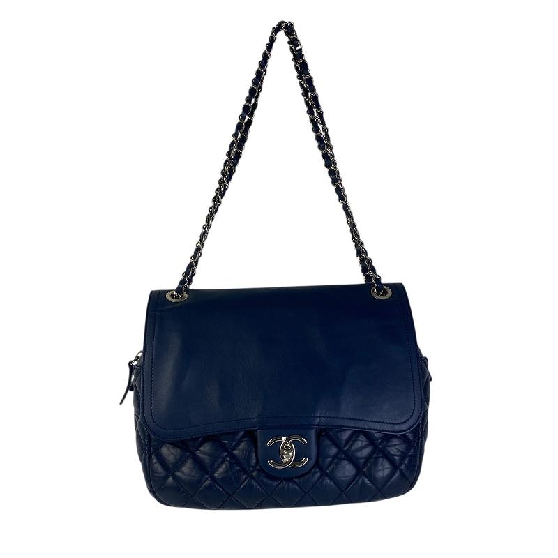 CHANEL シャネル マトラッセ キャビアスキン ショルダーバッグ ブルー A-7536 : JOLIJOU Yahoo!店 - 通販 - Yahoo!ショッピング