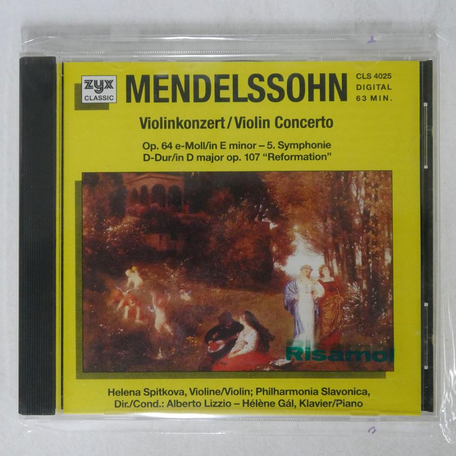ALBERTO LIZZIO, ALFRED SCHOLZ/MENDELSSOHN BARTHOLDY: VIOLINKONZERT/ZYX ...