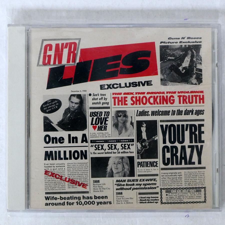 GUNS N' ROSES/G R LIES/GEFFEN 924 198-2 CD : Face Records - 通販 - Yahoo!ショッピング