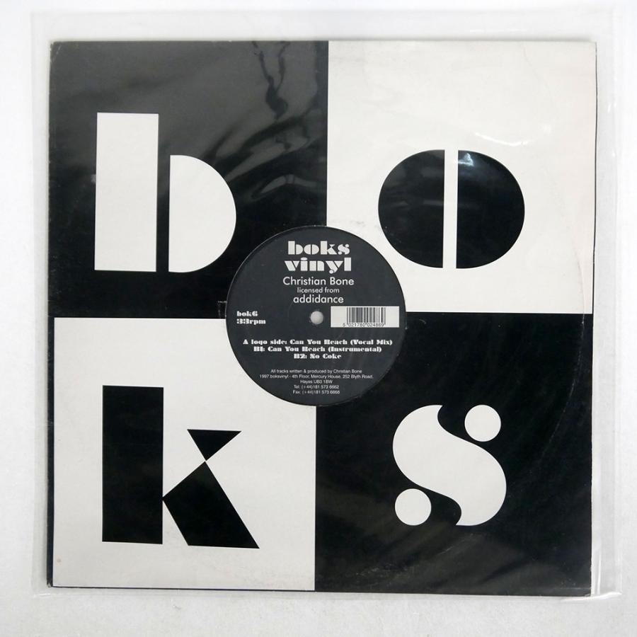 CHRISTIAN BONE/CAN YOU REACH/BOKS VINYL BOK6 12 : Face Records - 通販 ...