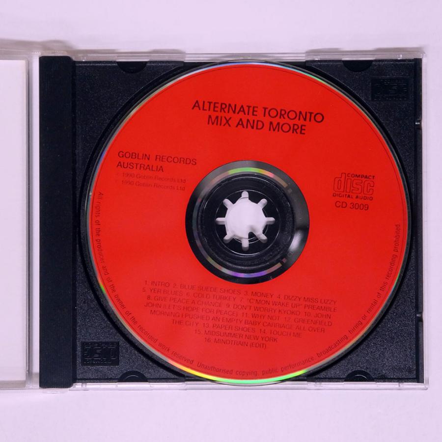 JOHN LENNON/YOKO ONO/ALTERNATIVE TORONTO MIX AND MORE .../GOBLIN CD3009 ...
