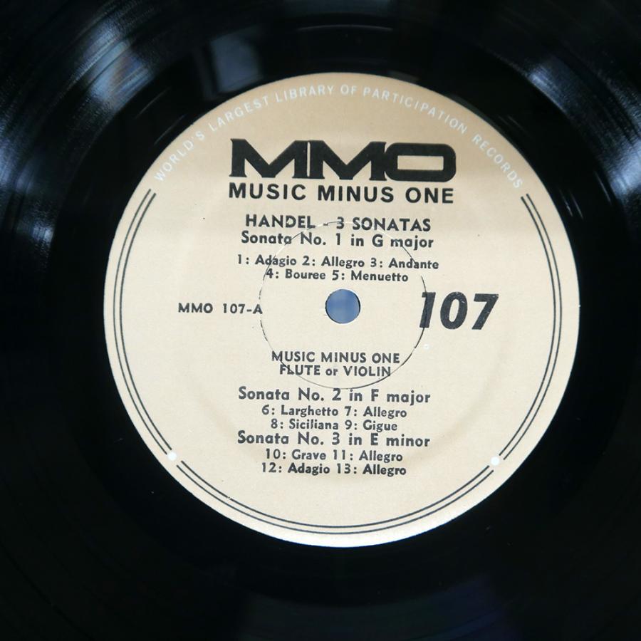 米 US盤 VA/MUSIC MINUS ONE FLUTE OR VIOLIN/MUSIC MMO107 LP : Face Records ...