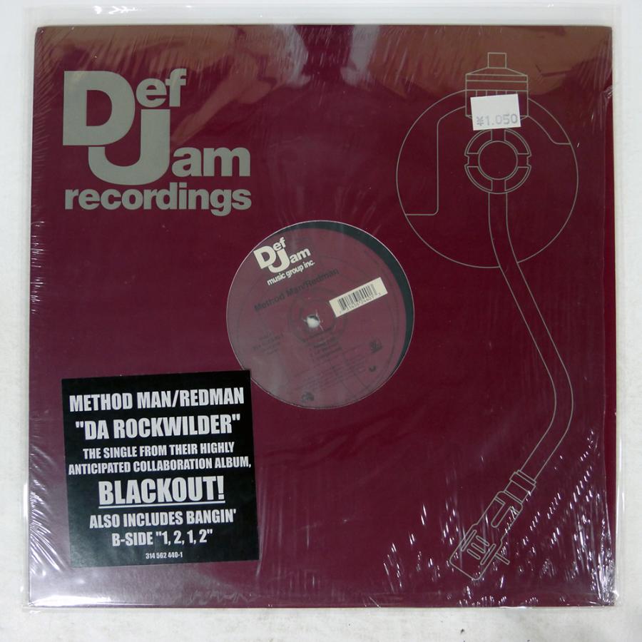 米 US盤 METHOD MAN & RED MAN/DA ROCKWILDER / 1,2, 1,2/DEF JAM 3145624401 ...