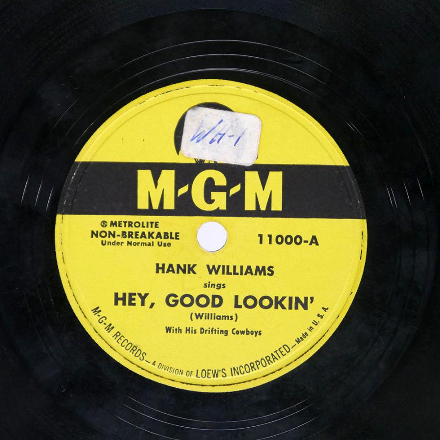 US盤 HANK WILLIAMS/HEY, GOOD LOOKIN´/MGM 11000 : ynvn00008024 : Face ...