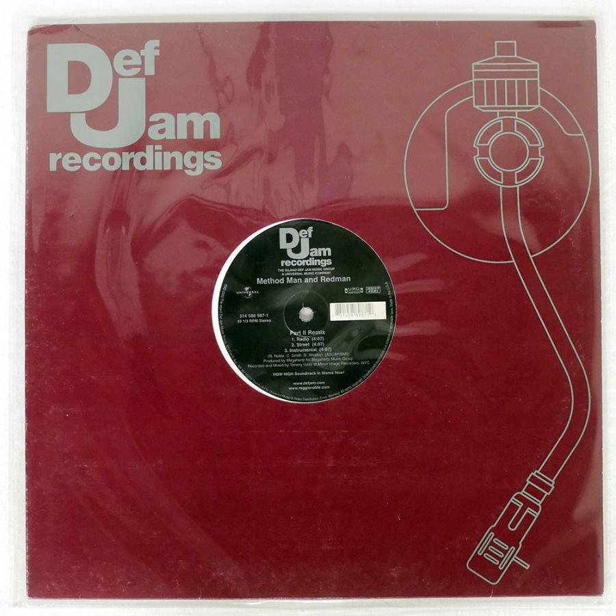 US盤 METHOD MAN & RED MAN/PART II REMIX/DEF JAM RECORDINGS 3145889871 12 ...