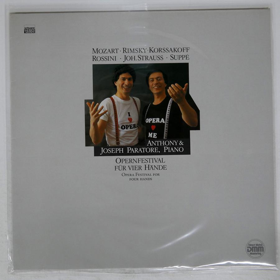 ドイツ盤 ANTHONY UND JOSEPH PARATORE/OPERNFESTIVAL FR VIER HNDE/SCHWANN ...