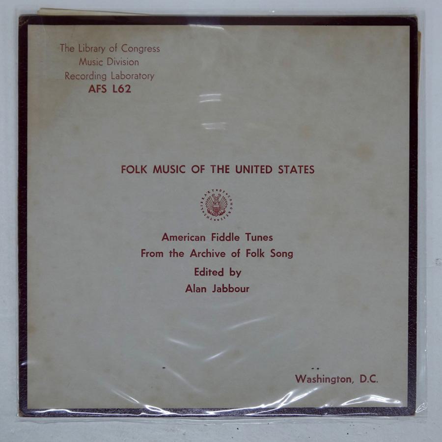 US盤 VA/FOLK MUSIC OF THE UNITED STATES: AMERICAN FIDDLE TUNES FROM ...