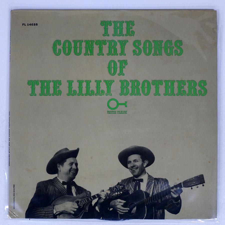 US盤 LILLY BROTHERS/COUNTRY SONGS/PRESTIGE FOLKLORE FL14035 LP : Face ...