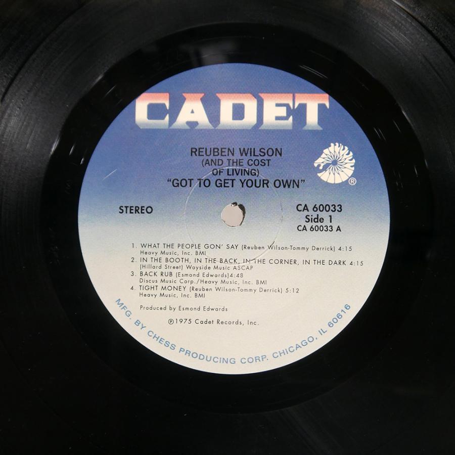 US盤 REUBEN WILSON AND THE COST OF LIVING/GOT TO GET YOUR OWN/CADET ...