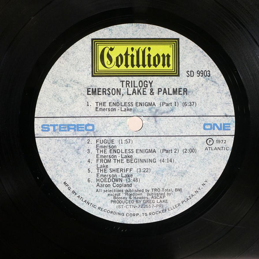 EMERSON LAKE & PALMER/TRILOGY/COTILLION SD9903 LP : Face Records - 通販 - Yahoo!ショッピング