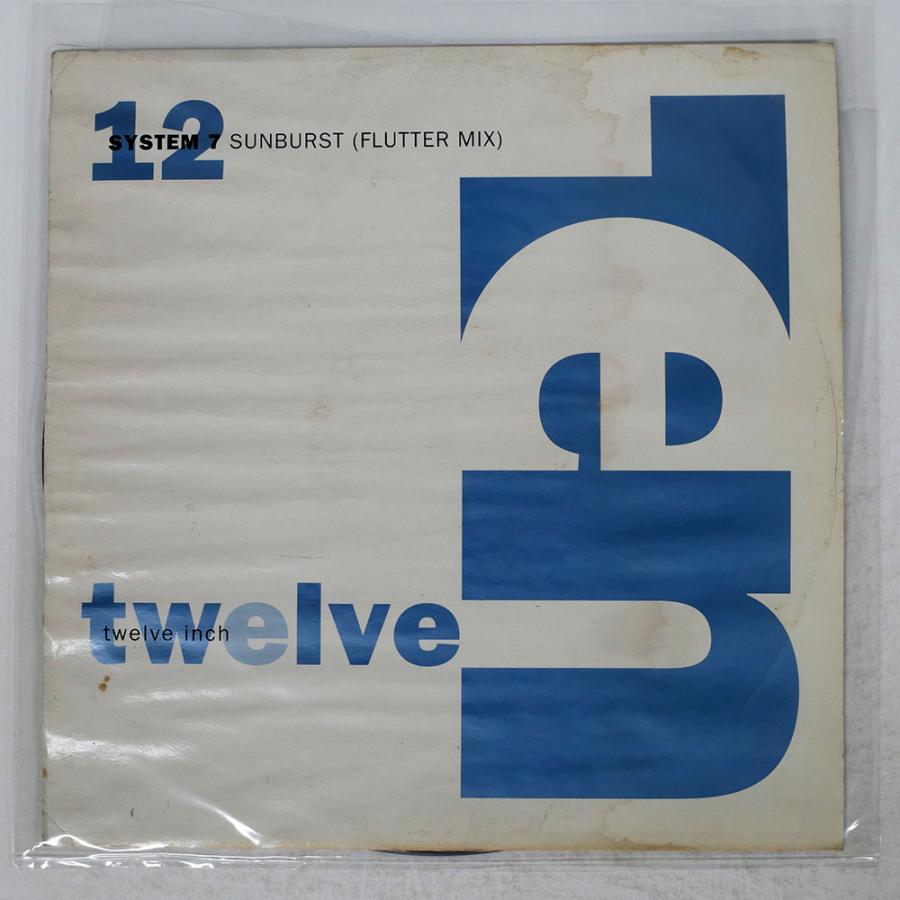 UK盤 SYSTEM 7/SUNBURST (FLUTTER MIX)/10 TENX335 12 : Face Records - 通販 - Yahoo!ショッピング