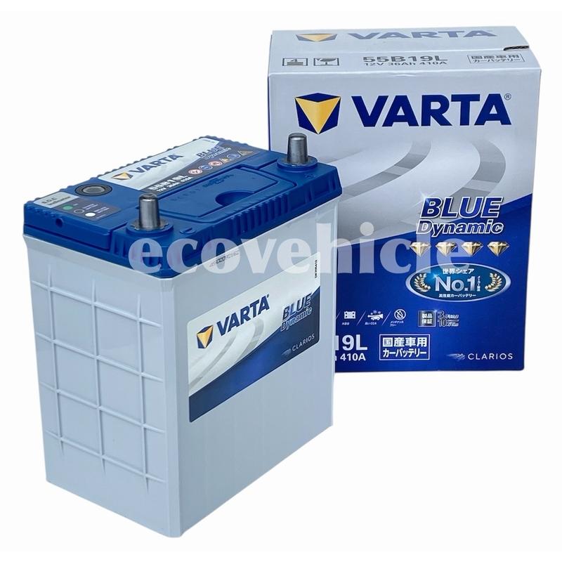 VARTA 55B19L 高性能バッテリー VARTA（バルタ、ファルタ）ブルーダイナミック 充電制御車対応 （適合 34B19L 40B19L 44B19L 38B20L 44B20L ...