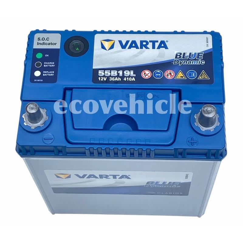 VARTA 55B19L 高性能バッテリー VARTA（バルタ、ファルタ）ブルーダイナミック 充電制御車対応 （適合 34B19L 40B19L 44B19L 38B20L 44B20L ...