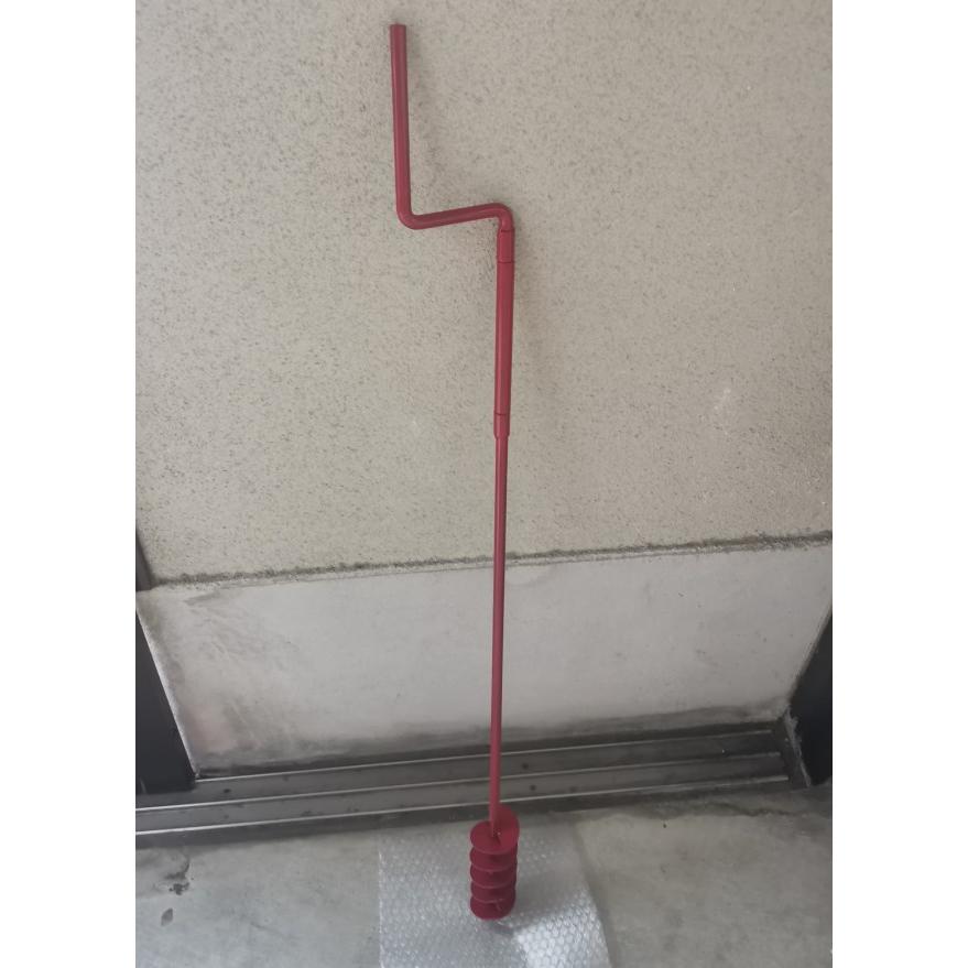 TY-SAND-REMOVER らせん砂取器（支柱穴の砂用） 色：赤 規格：約110cm らせん部分直径約58mm : EC.SEFT ...