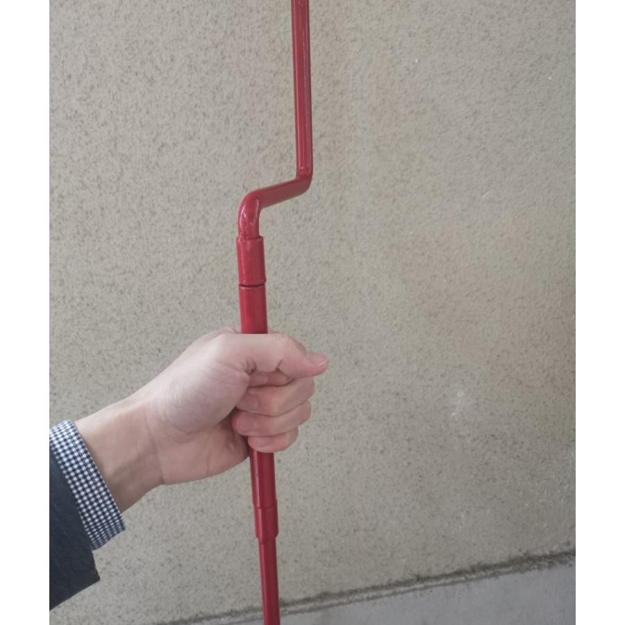 TY-SAND-REMOVER らせん砂取器（支柱穴の砂用） 色：赤 規格：約110cm らせん部分直径約58mm : prd00172988 ...