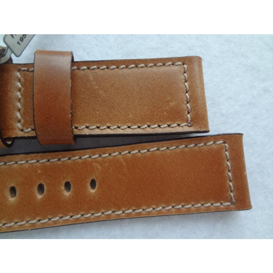 Fluco コードバン 24mm 腕時計バンド HORWEEN Shell Cordovan ベルト 茶 茶色 ブラウン : パーツワイド ...