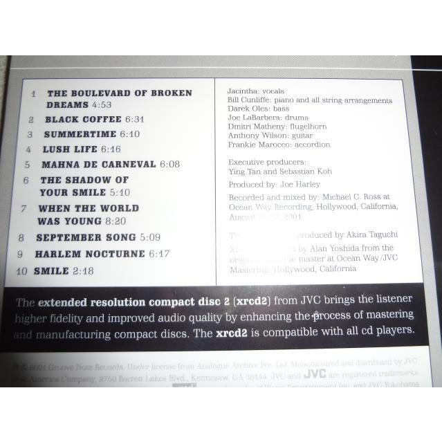 XRCD2 ジャシンタ Jacintha / Lush Life Anthony Wilson, Bill Cunliffe, Darek Oles, Frank Marocco : パーツ ...