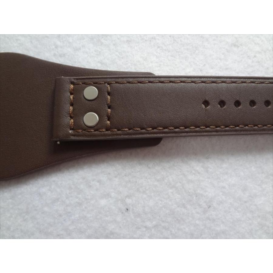 Fossil フォッシル 純正 ベルト CH2890 用 台座タイプ レザーバンド 茶 ブラウン : ch2890-band : パーツワイド ...