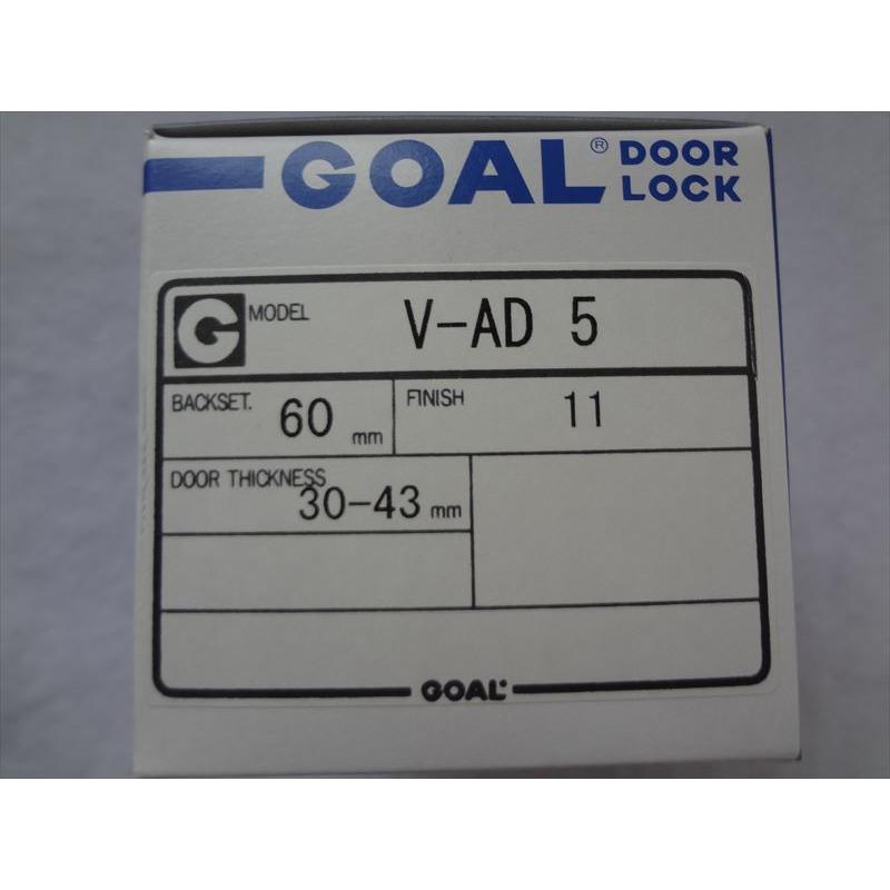 新品 GOAL V-18シリンダー V-AD 5 11 ステン色 扉の厚み30〜43mm用 バックセット60mm : パーツワイド - 通販 - Yahoo!ショッピング