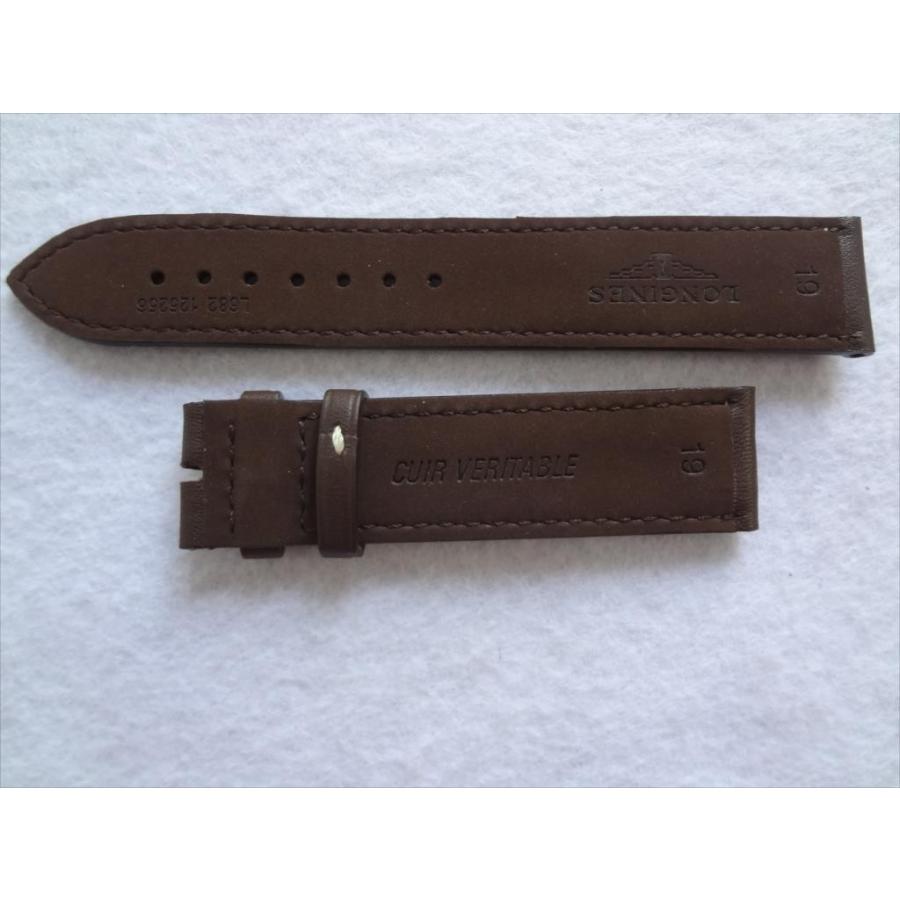 Longines ロンジン 純正 レザーベルト 19mm 腕時計 バンド 茶 Longines ロンジン 純正 レザーベルト 19mm 腕時計 バンド 茶