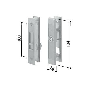 YKK AP 召合せ 内外締り錠 HHJ-0399 YB：ブロンズ(YBHHW-HHJ-0399) : パーツワイド - 通販 - Yahoo ...