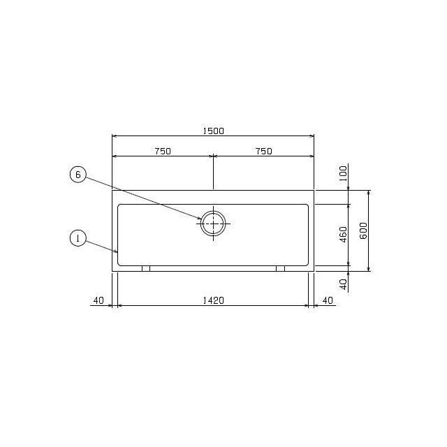 マルゼン（厨房機器） 【メーカー直送：地域限定送料無料】マルゼン 舟型シンク W1500×D600×H800 業務用 業務用シンク 流し台 ステンレス流し台 新品未使用 BSF1-156T 三 ...