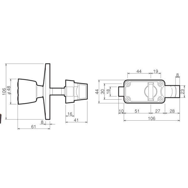 川口技研 宮殿1号-WC-BS53 宮殿1号 WC表示 外開 塗装ブラウン バックセット B／S 53 宮殿1号WCBS53 :ED3924496:測定器・工具のイーデンキ - 通販 ...