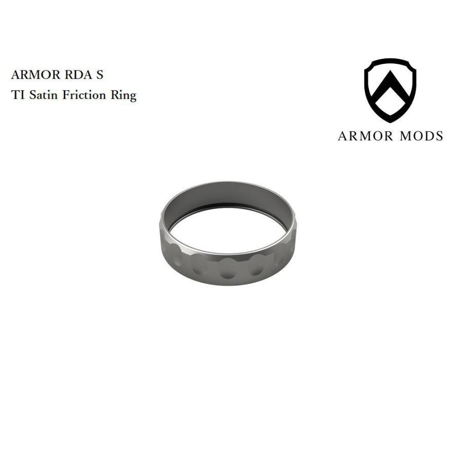 Armor Mods RDA S/Ti Satin-Friction Ring/アーマーモッズ/ハイエンド/ドリッパー/スコンカー対応/ボトム ...