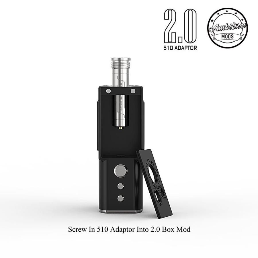 2.0 Box Mod 対応 510アダプター【2.0-510Adaptor】Ambition Mods アンビションモッズ ...