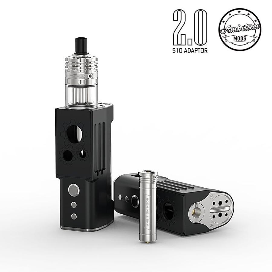2.0 Box Mod 対応 510アダプター【2.0-510Adaptor】Ambition Mods アンビションモッズ ...